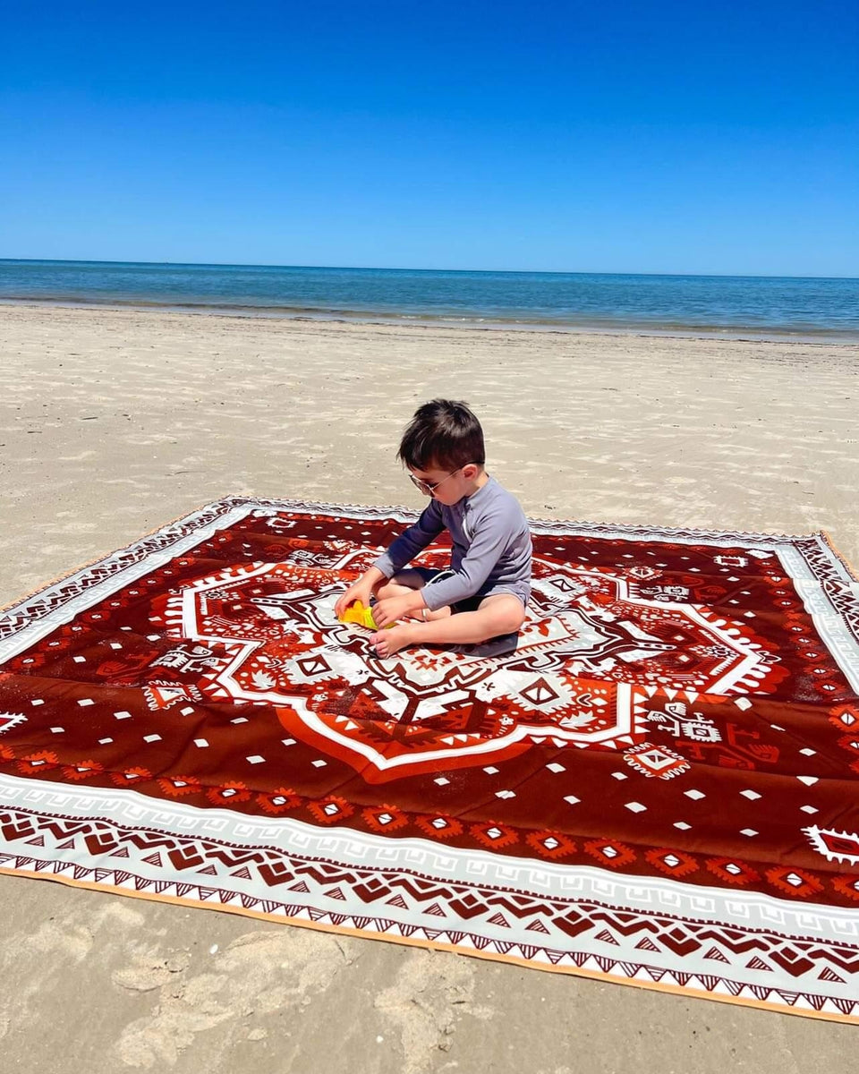 Village Play Mats – Blush and Blocks