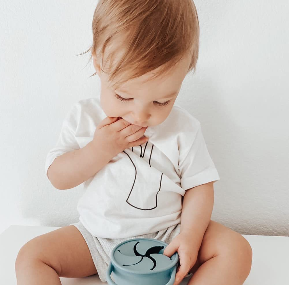 Waterproof Silicon Snack Cups – Blush and Blocks